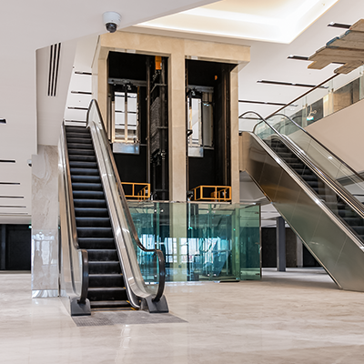 Elevators and Escalator Works at OSR Cinema | TTE